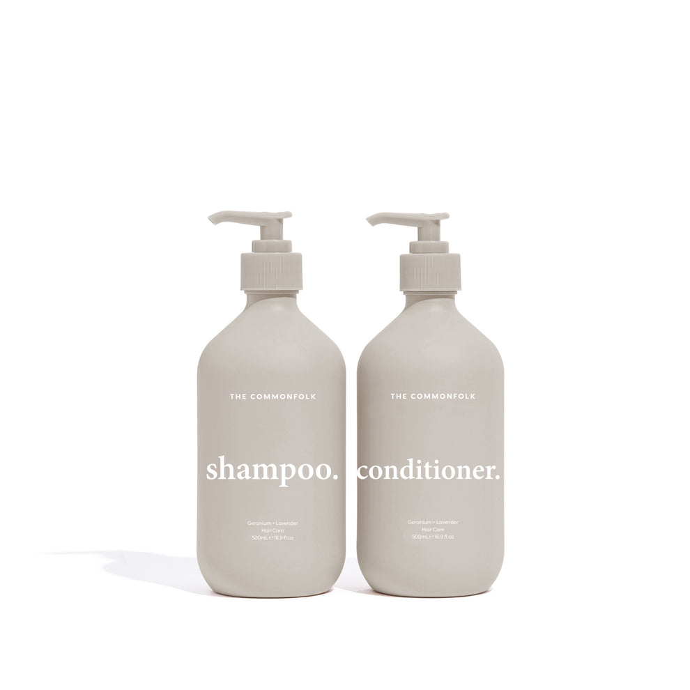 The Commonfolk Keep It Simple Shampoo + Conditioner Kit - Pumice