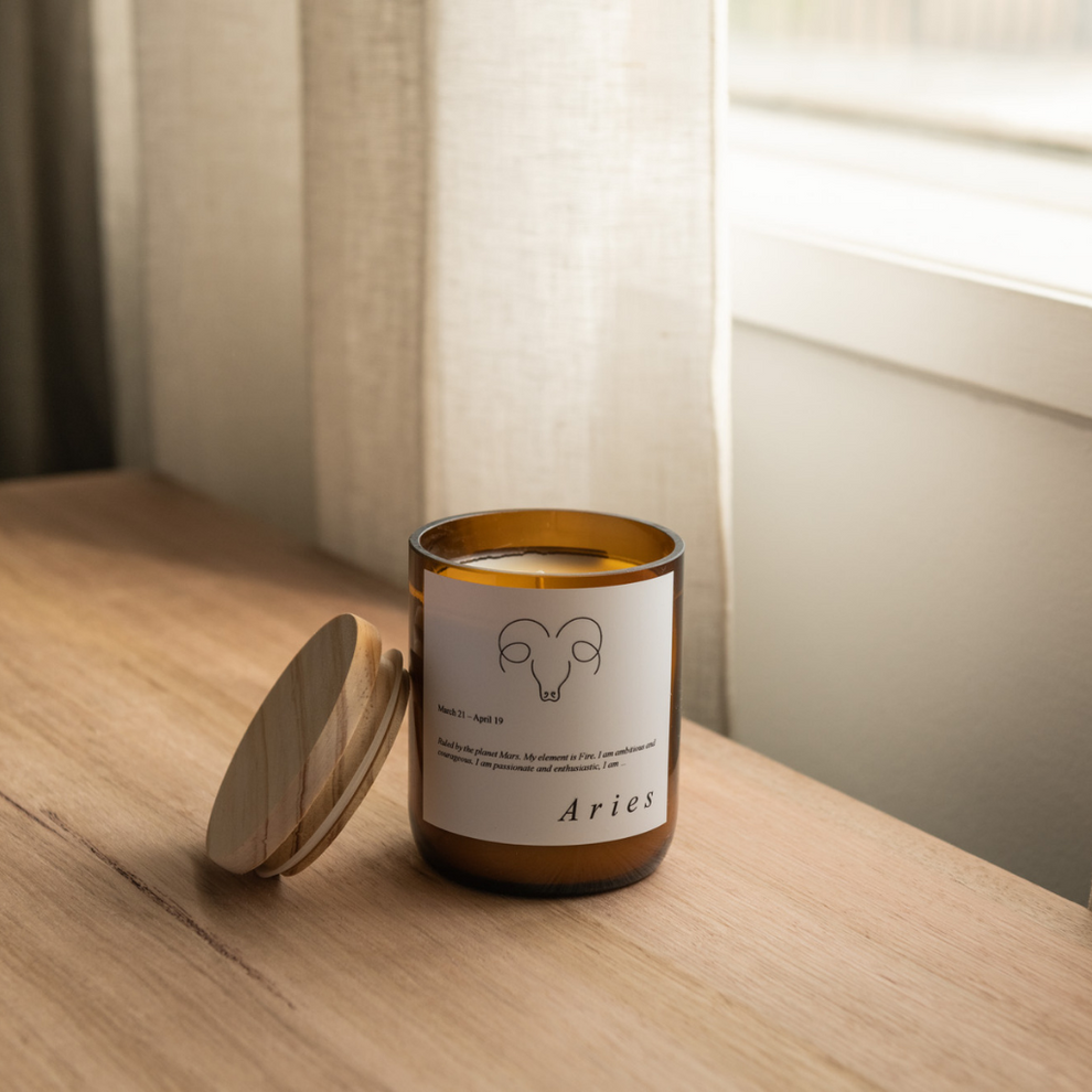 The Commonfolk Collective Zodiac Mid Candle - Aries
